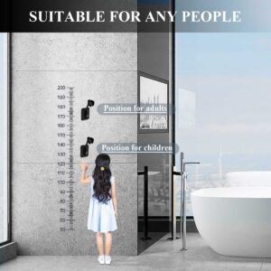 Shower Head Holder Strong Adhesive 360 Degree Rotatable Adjustable Handheld Shower Wand Holder Wall Mount Bracket for Bathroom (Black)