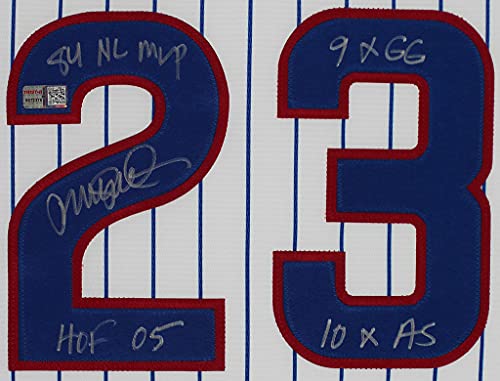 Ryne Sandberg Autographed P/S Cubs Jersey - Beautifully Matted and Framed - Hand Signed By Sandberg and Certified Authentic by Tristar - Includes Certificate of Authenticity