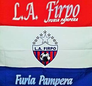 REAS Bandera de Firpo - El Salvador medidas - 1.45 MTS de Largo y 0.81 MTS de Alto; Bandera de Tu equipo de Futbol favorito del Pais Donde Tu Naciste - Tu Equipo Pampero - Usulutan