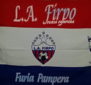 REAS Bandera de Firpo - El Salvador medidas - 1.45 MTS de Largo y 0.81 MTS de Alto; Bandera de Tu equipo de Futbol favorito del Pais Donde Tu Naciste - Tu Equipo Pampero - Usulutan