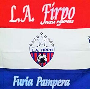 REAS Bandera de Firpo - El Salvador medidas - 1.45 MTS de Largo y 0.81 MTS de Alto; Bandera de Tu equipo de Futbol favorito del Pais Donde Tu Naciste - Tu Equipo Pampero - Usulutan