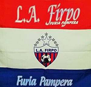 REAS Bandera de Firpo - El Salvador medidas - 1.45 MTS de Largo y 0.81 MTS de Alto; Bandera de Tu equipo de Futbol favorito del Pais Donde Tu Naciste - Tu Equipo Pampero - Usulutan