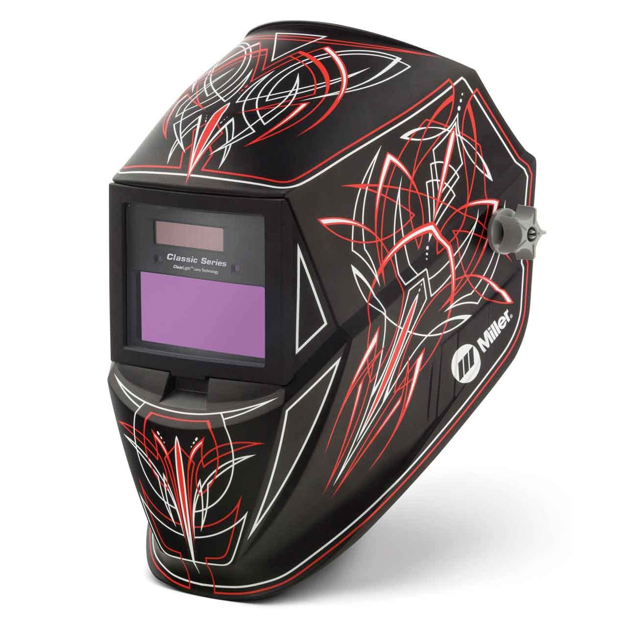 Miller 287815 Classic Series Auto Darkening Welding Helmet with ClearLight Lens, Rise