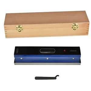 tinvhy 6 inch master precision level in fitted box for machinist tool, cast iron body with wooden case