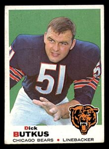 football nfl 1969 topps #139 dick butkus vg/ex very good/excellent bears