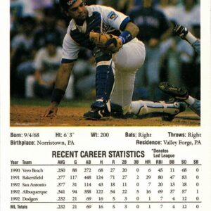 1993 Donruss #209 Mike Piazza Baseball Card - Rated Rookie