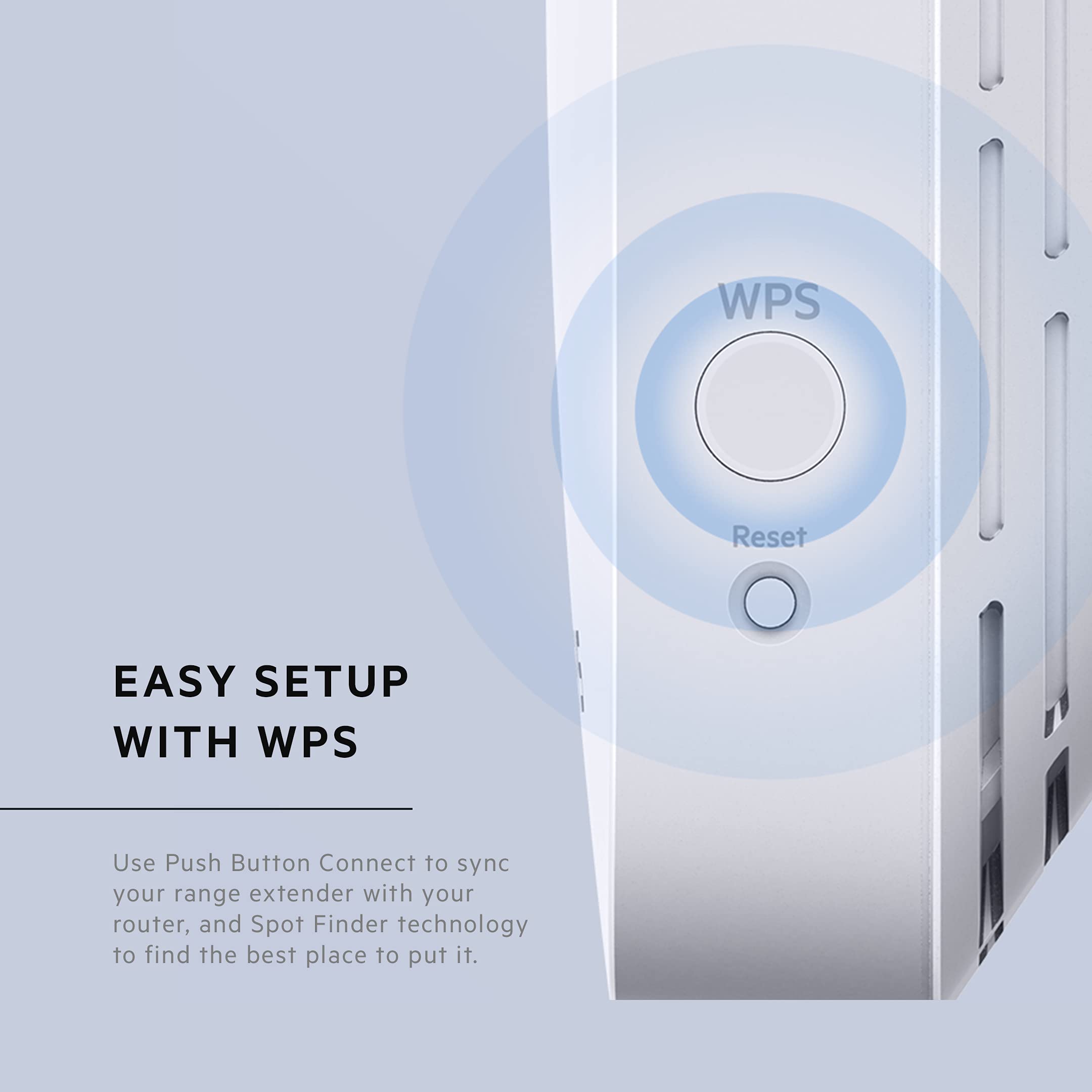 Linksys WiFi Extender, WiFi 6 Range Booster, Dual-Band Booster, Internet Repeater, 2,000 Sq. ft Coverage, Speeds up to (AX1800) 1.8Gbps - RE7310