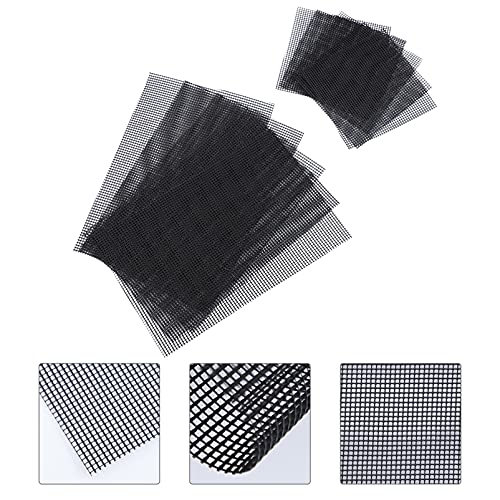 Hemoton 10pcs Flower Pot Bottom mesh Anti- Gasket Flower Pot Hole mesh pad Bonsai Bottom Grid mat Planter Bonsai Pot Bottom Grid Mat Mesh Bonsai Pot mesh Gasket Screen or Potted Plant