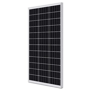 expertpower 100 watt 12 volt monocrystalline solar panel, compact design 40.16 x 20.08 x 1.38 in, high efficiency module pv power for battery charging boat, caravan, rv, off grid applications