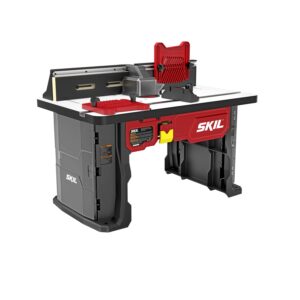 skil srt1039 benchtop portable router table with dual sided integrated bit storage