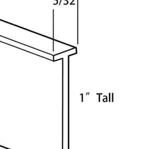 Framed Shower Door Drip Sweep Framed Shower Door Bottom Seal,Clear Vinyl,36" Long Cut to Fit,Transparent