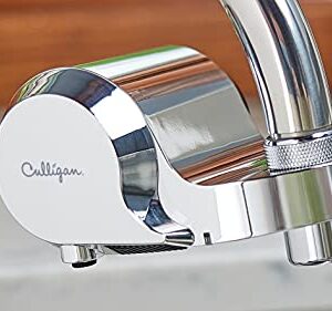 Culligan CFM-300CR, Faucet Mount Water Filter System, WQA Certified to Reduce PFOA/PFOS, Chrome