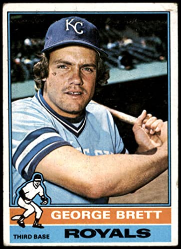 1976 Topps # 19 George Brett Kansas City Royals (Baseball Card) GOOD Royals