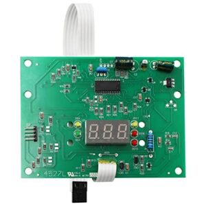 idxl2db1930 display board replacement for hayward h350fdp and induced draft heater models h250idl2, h350idl2, and h400idl2