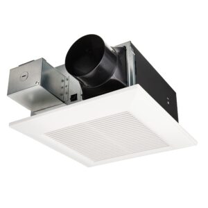 panasonic fv-0511vf1 whisperfit dc fan 50-80-110 cfm retrofit bathroom exhaust fan - quiet energy star-certified energy-saving bathroom ceiling fan