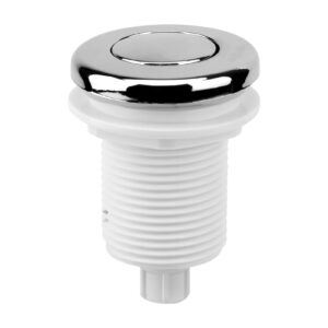 air pressure bath switch tub spa massage bath garbage waste disposal air switch push button garbage disposal sink top air switch(white,size:32mm)