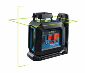 bosch gll50-40g green-beam self-leveling 360° cross-line laser