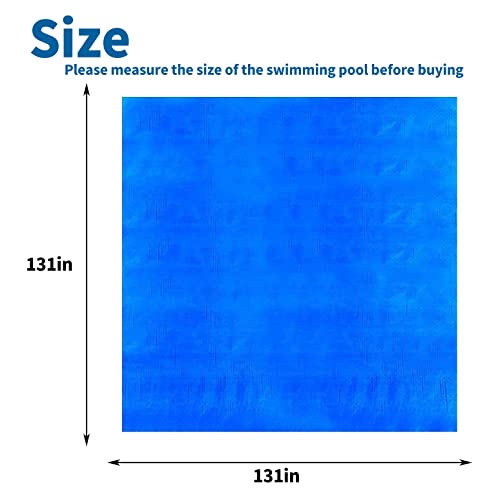 10Ft Round Swimming Pool Ground Cloth for Above Ground Pools,Pool Blanket for Frame Pools,Round Pool Accessories