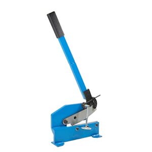 aiwfl 8 inch metal shear sheet metal plate shear 8" solid steel frame metal cutting for plate cutting, manual metal cutter high precision hand plate shear