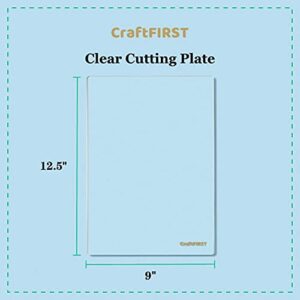 CraftFIRST 9 x 12.5" Clear Cutting Plate Die Cutting Machine Accessaries 1 Pair