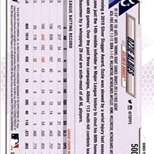 2021 Topps #500 Ozzie Albies NM-MT Atlanta Braves Baseball