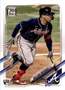 2021 topps #390 william contreras nm-mt rc rookie atlanta braves baseball