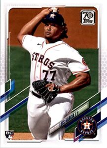 2021 topps #547 luis garcia nm-mt rc rookie houston astros baseball