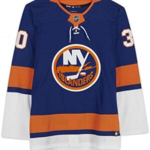 Ilya Sorokin New York Islanders Autographed Blue Adidas Authentic Jersey - Autographed NHL Jerseys