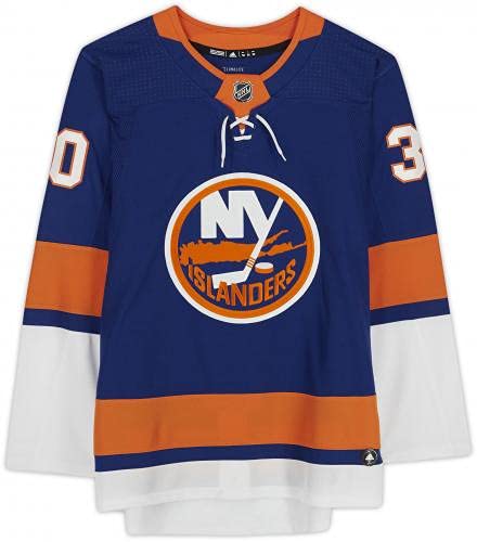 Ilya Sorokin New York Islanders Autographed Blue Adidas Authentic Jersey - Autographed NHL Jerseys