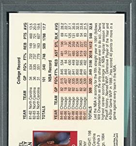 Michael Jordan 1991 Hoops Basketball Card #30 Graded PSA 9 MINT