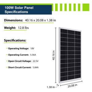 ExpertPower 5KWH 12V Solar Power Kit | LiFePO4 12V 200Ah, 600W Solar Panels, 40A MPPT Solar Charge Controller, 3KW Pure Sine Wave Inverter Charger | RV, Trailer, Camper, Marine, Off Grid