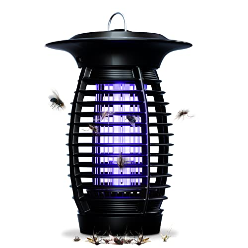 Hodiax Hang n Zap! Bug Zapper, Electric Portable Mosquito Zapper 9W Powerful Outdoor Fly Killer for Moth, Wasp, Fly, Insect Catcher for Bedroom, Kitchen, Office, Backyard