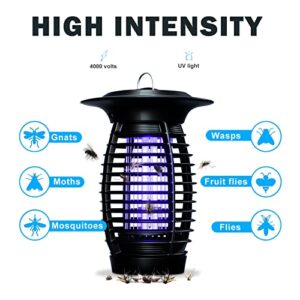 Hodiax Hang n Zap! Bug Zapper, Electric Portable Mosquito Zapper 9W Powerful Outdoor Fly Killer for Moth, Wasp, Fly, Insect Catcher for Bedroom, Kitchen, Office, Backyard