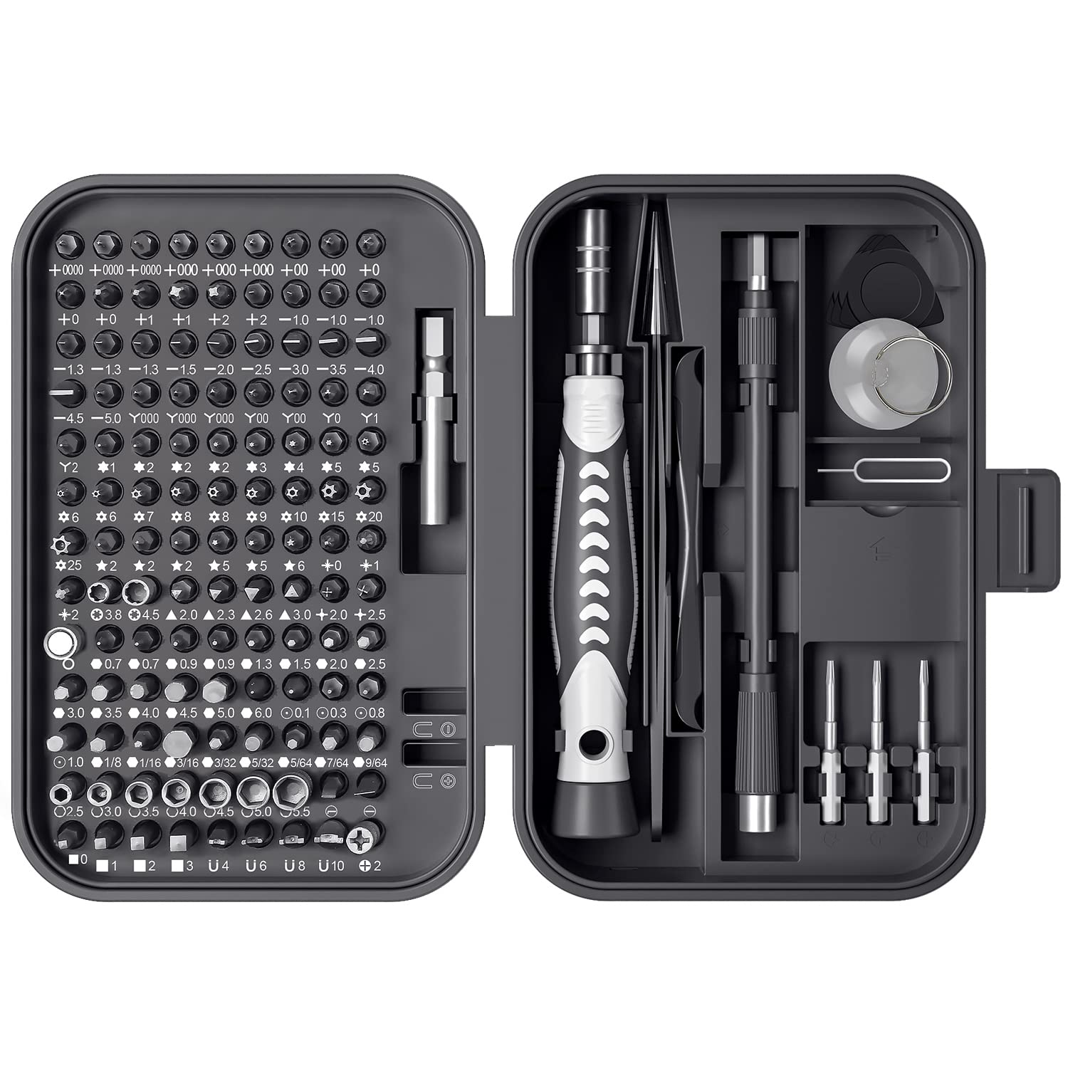 SOONAN Precision Screwdriver Set, 130 in 1 Electronics Repair Tool Kit with 120 Bits, Magnetic Screwdriver Set & 10 Tool Set, Idea for Computer Phone Watch Camera Laptop