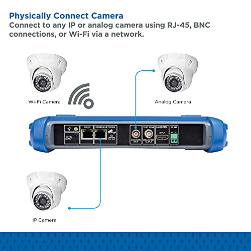 TREND Networks | R171000 | SecuriTEST IP | CCTV Camera Tester for IP Digital/HD Coax/Analog Systems | Camera Configuration, Installation and Troubleshooting