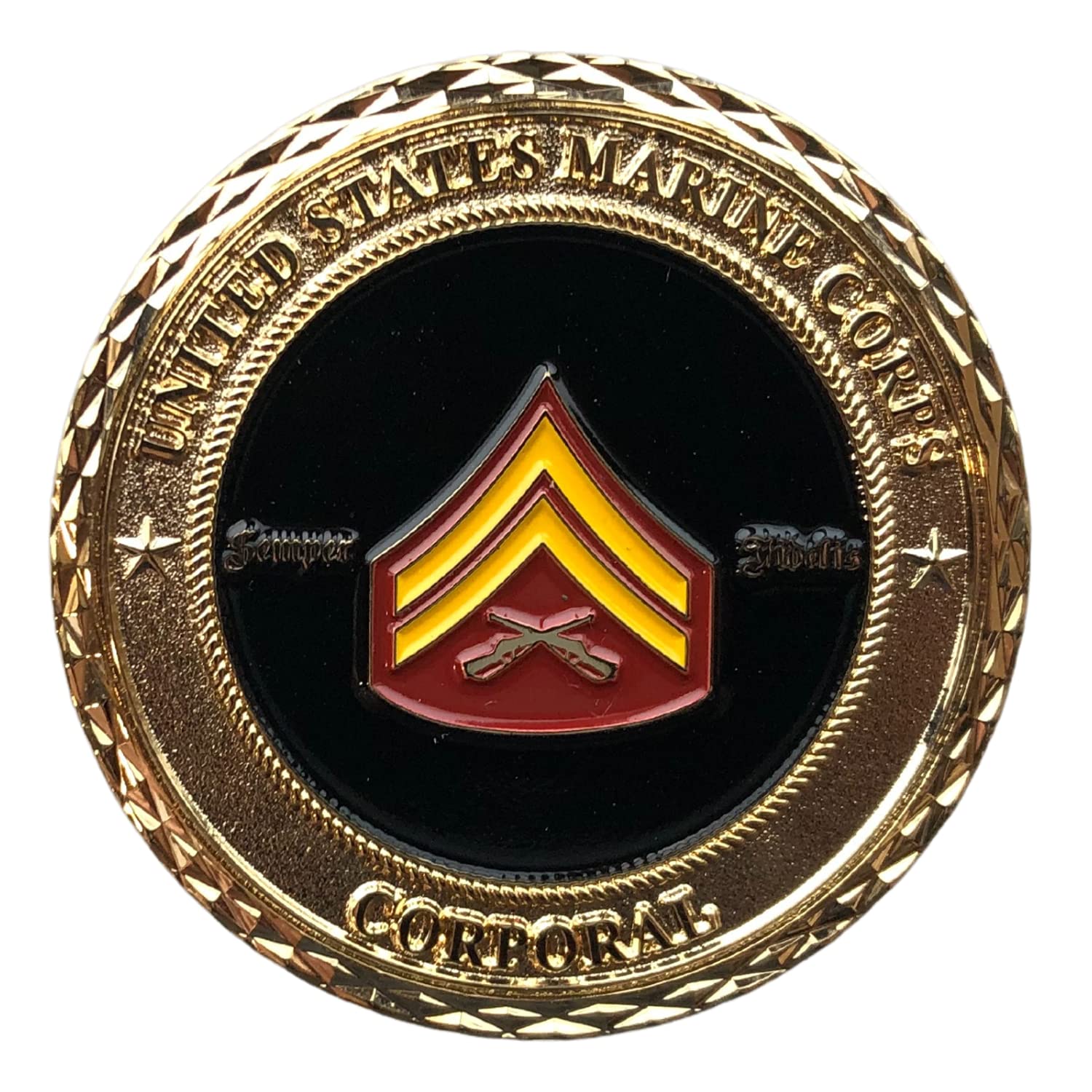 United States Marine Corps USMC Corporal Rank Challenge Coin