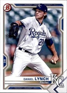 2021 bowman prospects #bp-54 daniel lynch kansas city royals mlb baseball card nm-mt