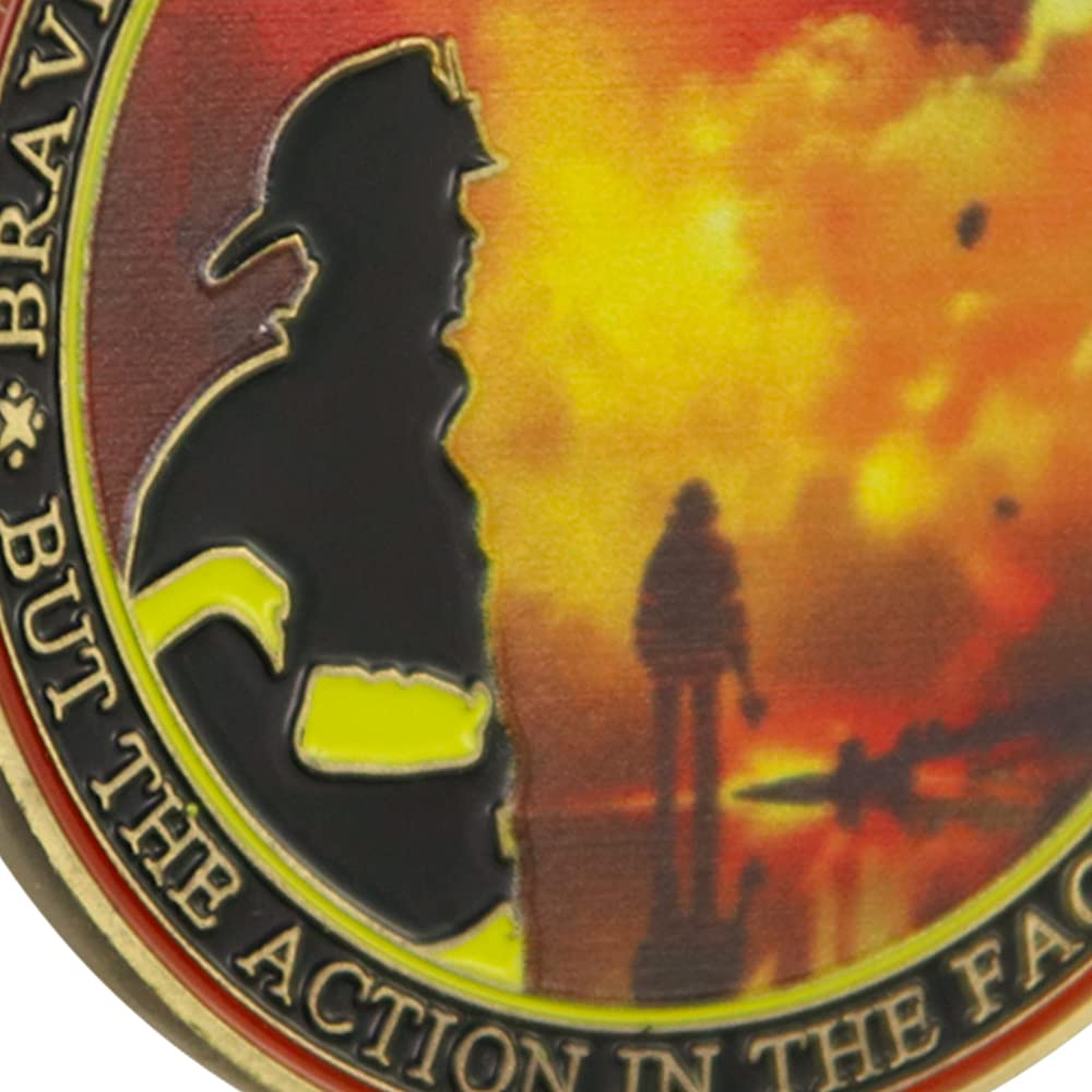 AtSKnSK Firefighter Challenge Coin Thank You for Your Service