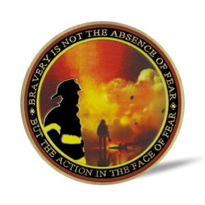 AtSKnSK Firefighter Challenge Coin Thank You for Your Service