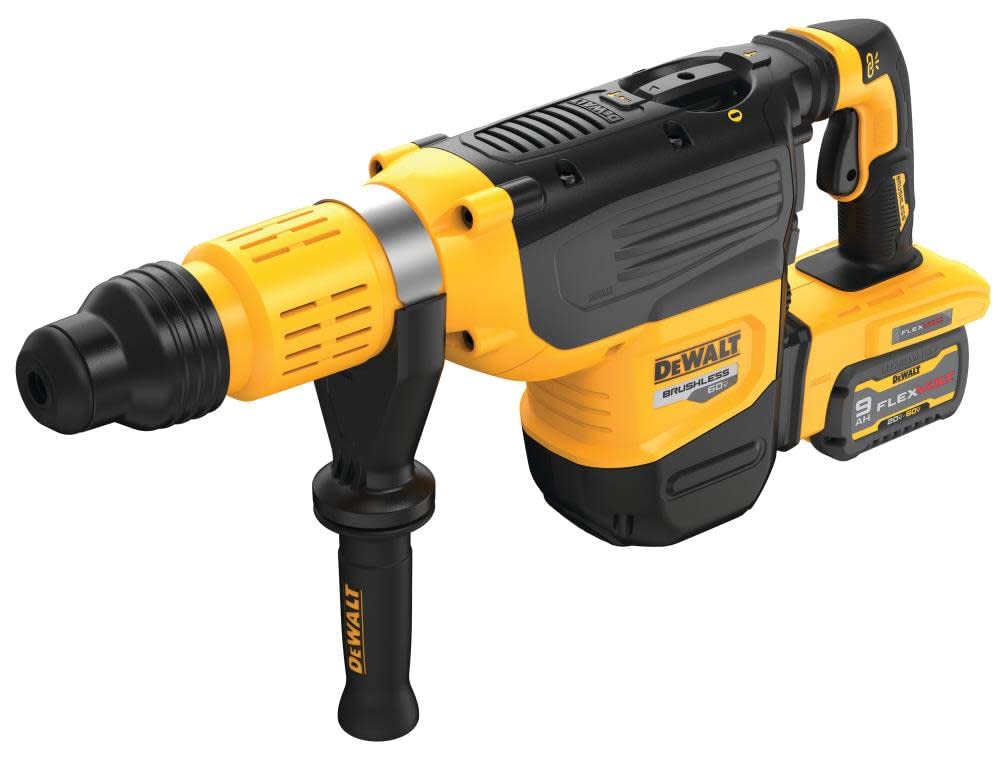 DEWALT DCH775X2 60V MAX* 2 In. Brushless SDS MAX Combination Rotary Hammer Kit