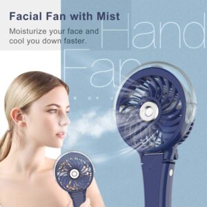 Handheld Misting Fan+ Portable Misting Fan with 55ml Tank