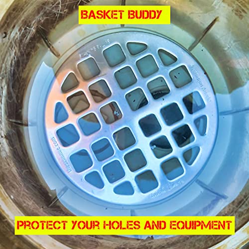 The Skimmie Basket Buddy Grate Keeps Debris from Pump Line - Sacrificial Aluminum Anode Grate Helps Prevent Pool Equipment Corrosion