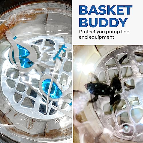 The Skimmie Basket Buddy Grate Keeps Debris from Pump Line - Sacrificial Aluminum Anode Grate Helps Prevent Pool Equipment Corrosion