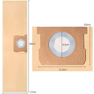 10 Pack Vacuum Filter Bags Replacement for Porter-Cable PCX18301-4B and Stanley SL18301-3B 4 Gallon Wet/Dry Vacuum, Replace Part 25-1238