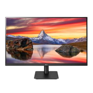 lg 27mp400-b 27 inch monitor full hd (1920 x 1080) ips display with 3-side virtually borderless design, amd freesync and onscreen control – black