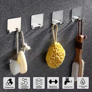 DASND Wall Mounted Broom Holder, Sturdy Steel, Grey, Holds 7 Tools, 4 Hooks, Easy Installation