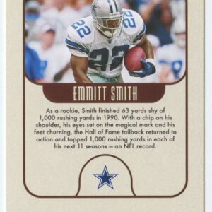 2021 Panini Legacy #127 Emmitt Smith Dallas Cowboys Football Card