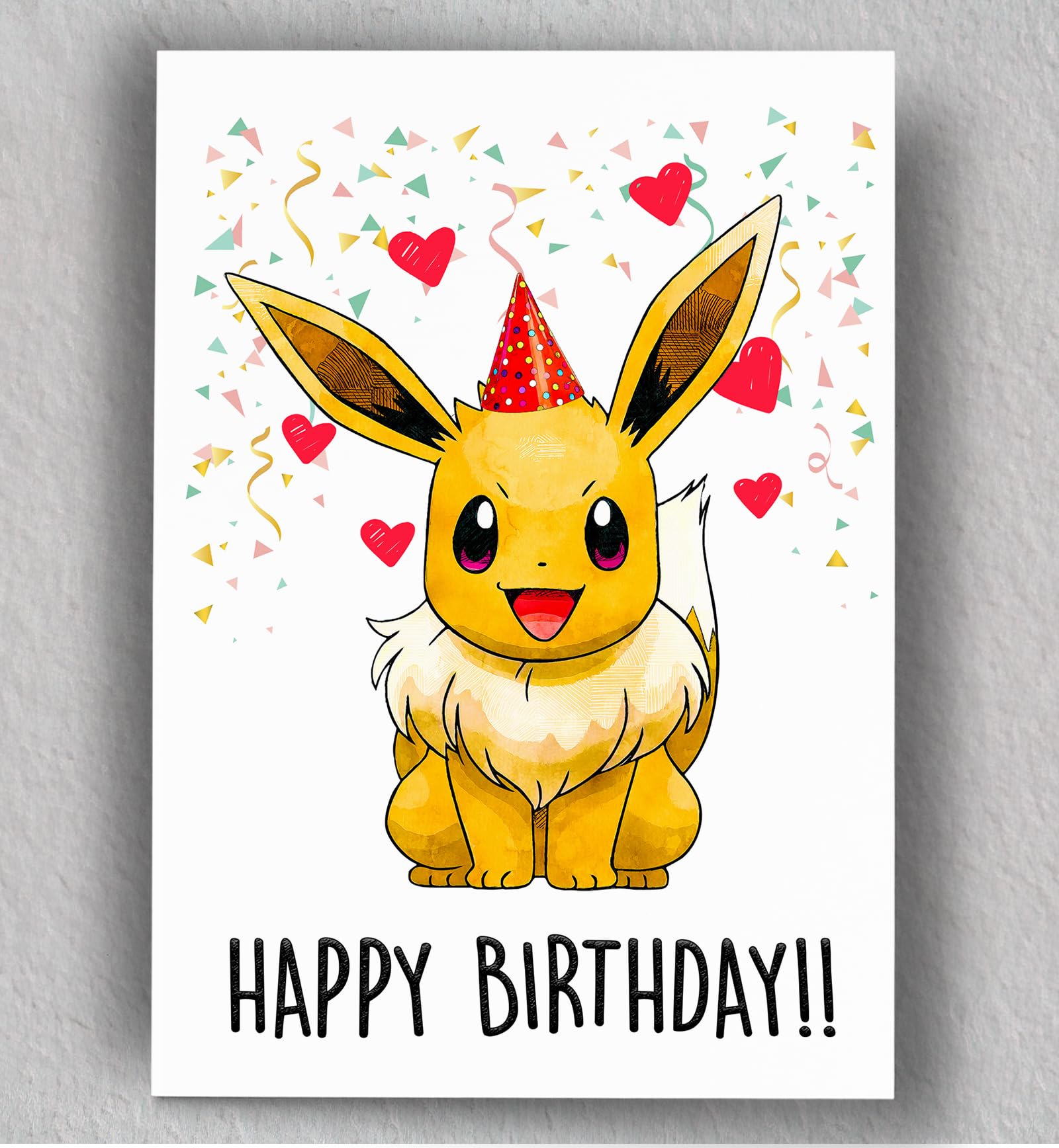 Eve Birthday Card | Cute Birthday Card | Art | Blank Card