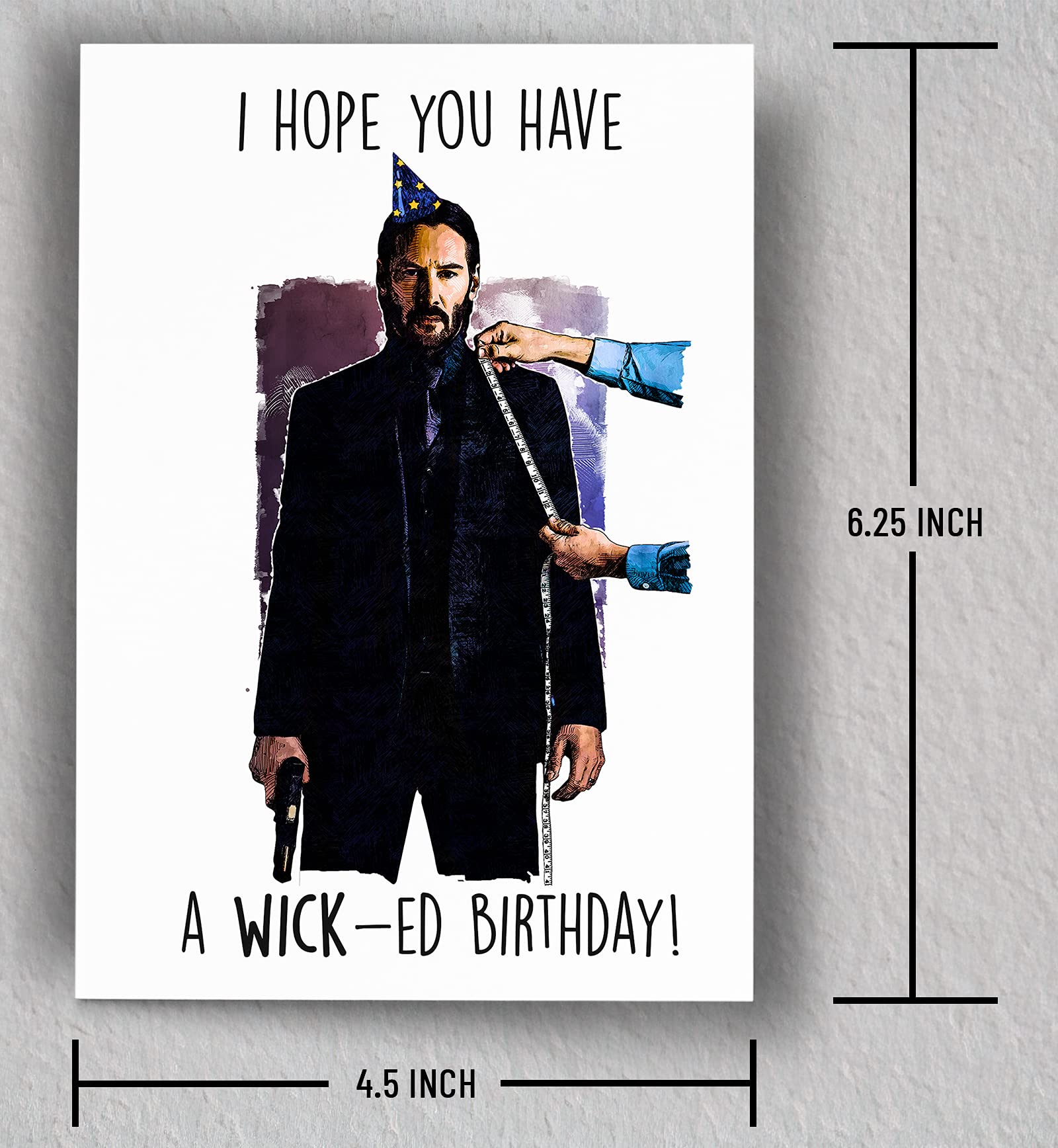 A Wicked Birthday Card | Badass Birthday Card for Boyfriend | Husband | Blank Card