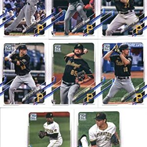 2021 Topps Complete (Series 1 & 2) Pittsburgh Pirates Team Set of 17 Cards: Colin Moran(#114), Josh Bell(#130), Mitch Keller(#133), Chris Archer(#148), Trevor Williams(#199), Adam Frazier(#216), Pittsburgh Pirates(#251), Kevin Kramer(#344), Keone Kela(#35